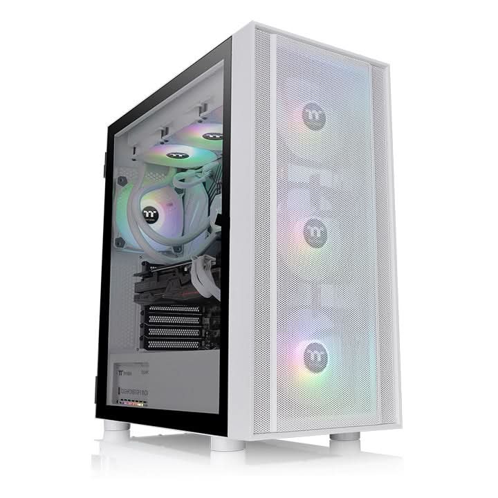 THERMALTAKE H570 TG MID-TOWER ARGB ATX CABINET SNOW WHITE– Vishal Peripherals