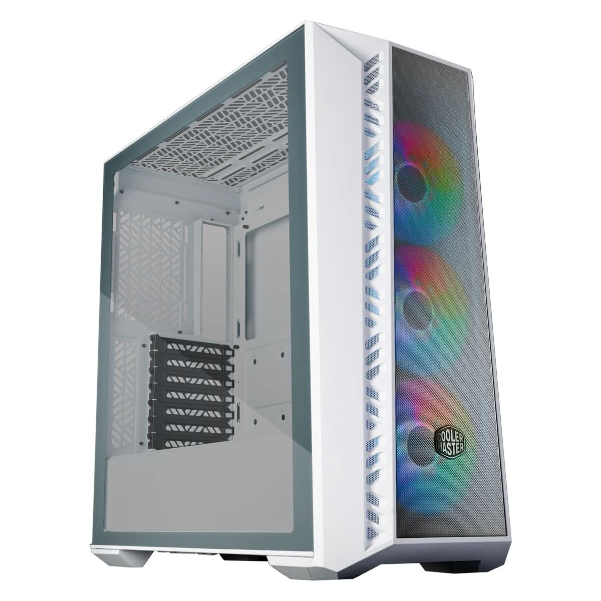 COOLER MASTER MASTERBOX MB520 MESH MID-TOWER ARGB E-ATX CABINET WHITE ...