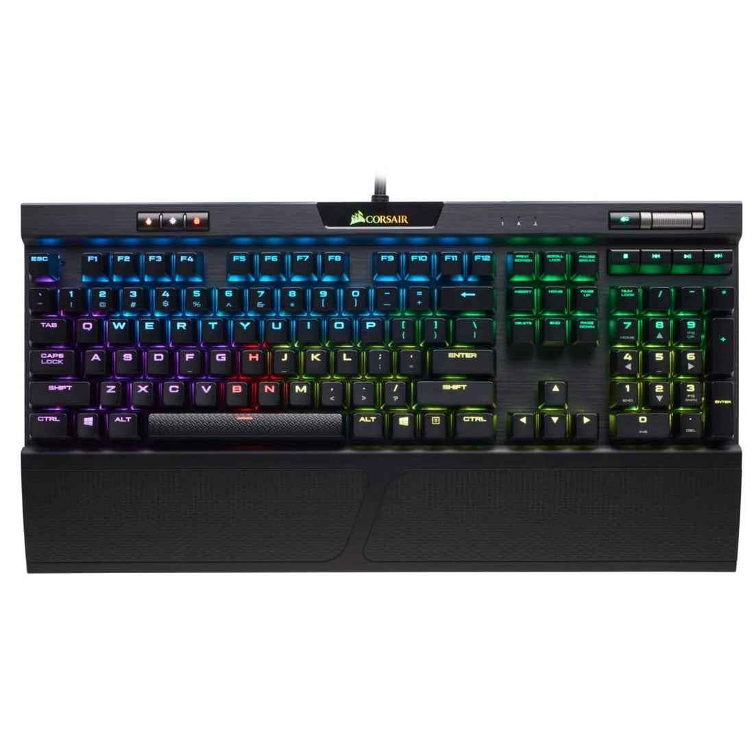 CORSAIR K70 RGB MK.2 WIRED MECHANICAL GAMING KEYBOARD CHERRY MX RED ...