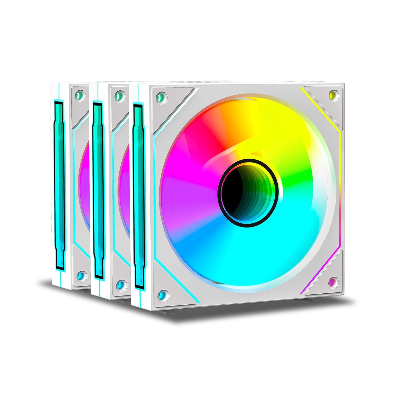ANT ESPORTS STACKERFLOW KIT 120MM 3-IN-1 CASE FAN KIT ARGB (WHITE ...