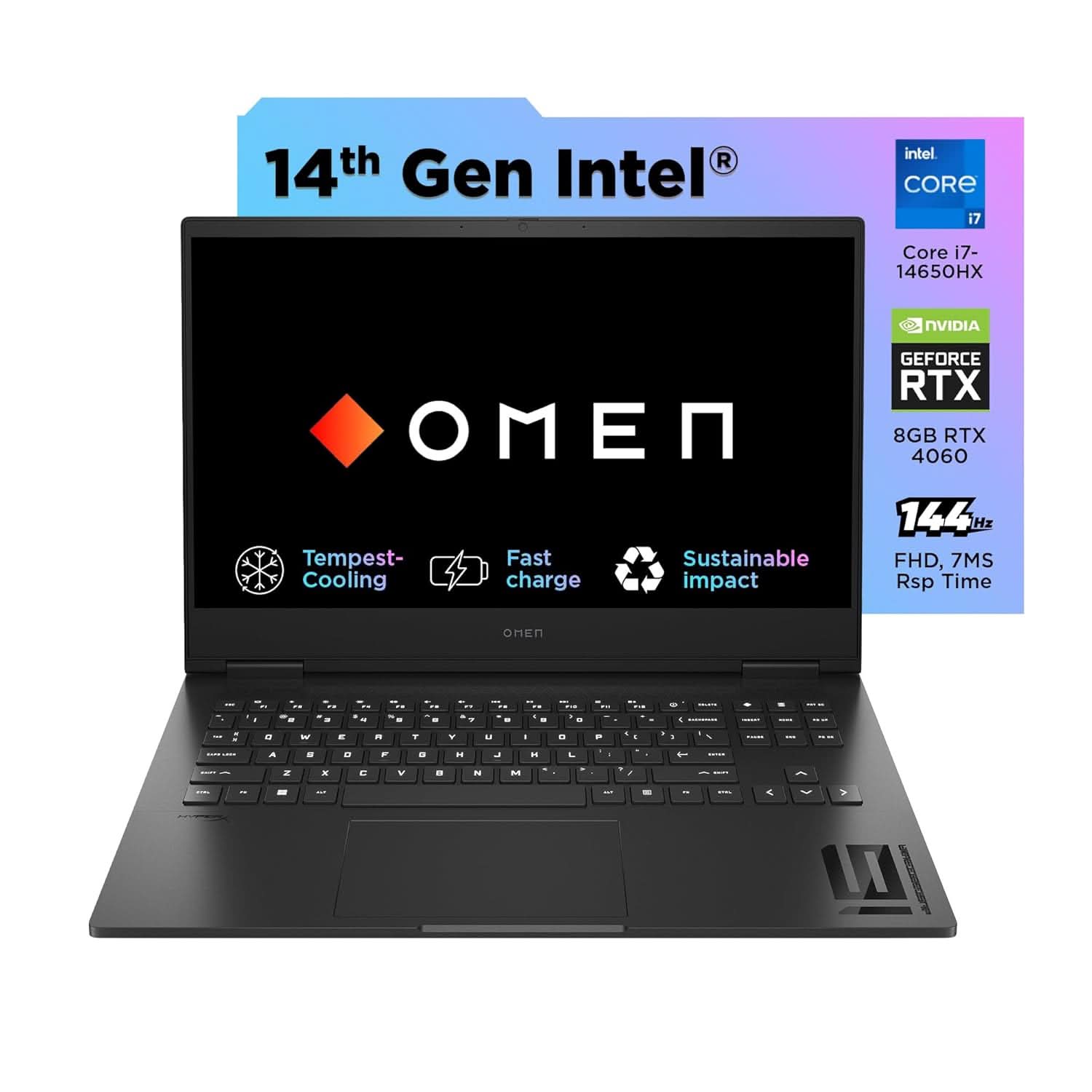 HP OMEN 16 GAMING WF1096TX [CI7-14650HX 14TH GEN/16GB/1TB SSD/WIN11 HO ...