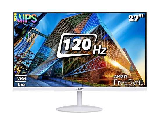 ACER SA272 G0 27" FHD IPS LED MONITOR VGA/HDMI/WHITE– Vishal Peripherals
