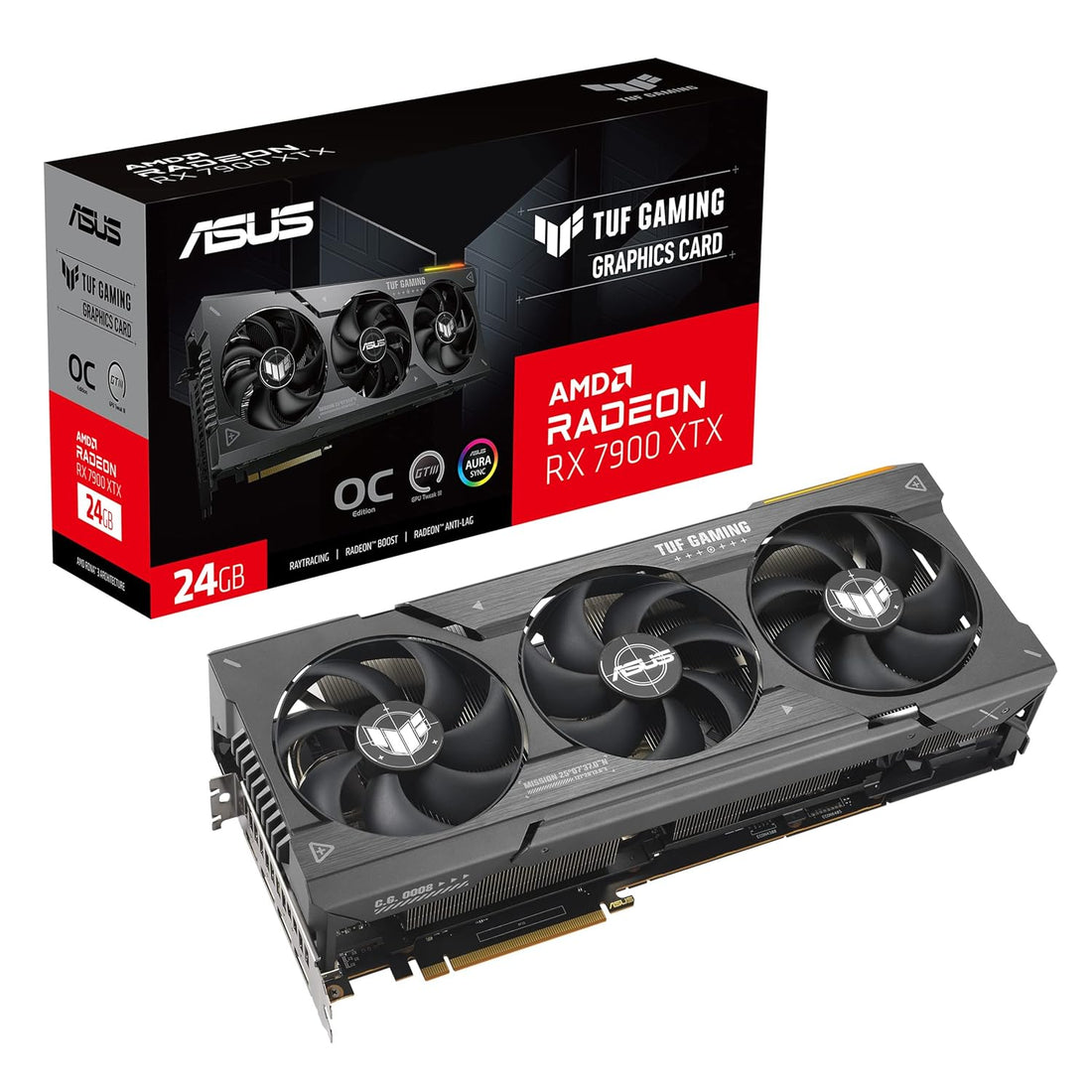 ASUS AMD RADEON RX7900XTX 24GB TUF GAMING OC GRAPHIC CARD– Vishal Peripherals