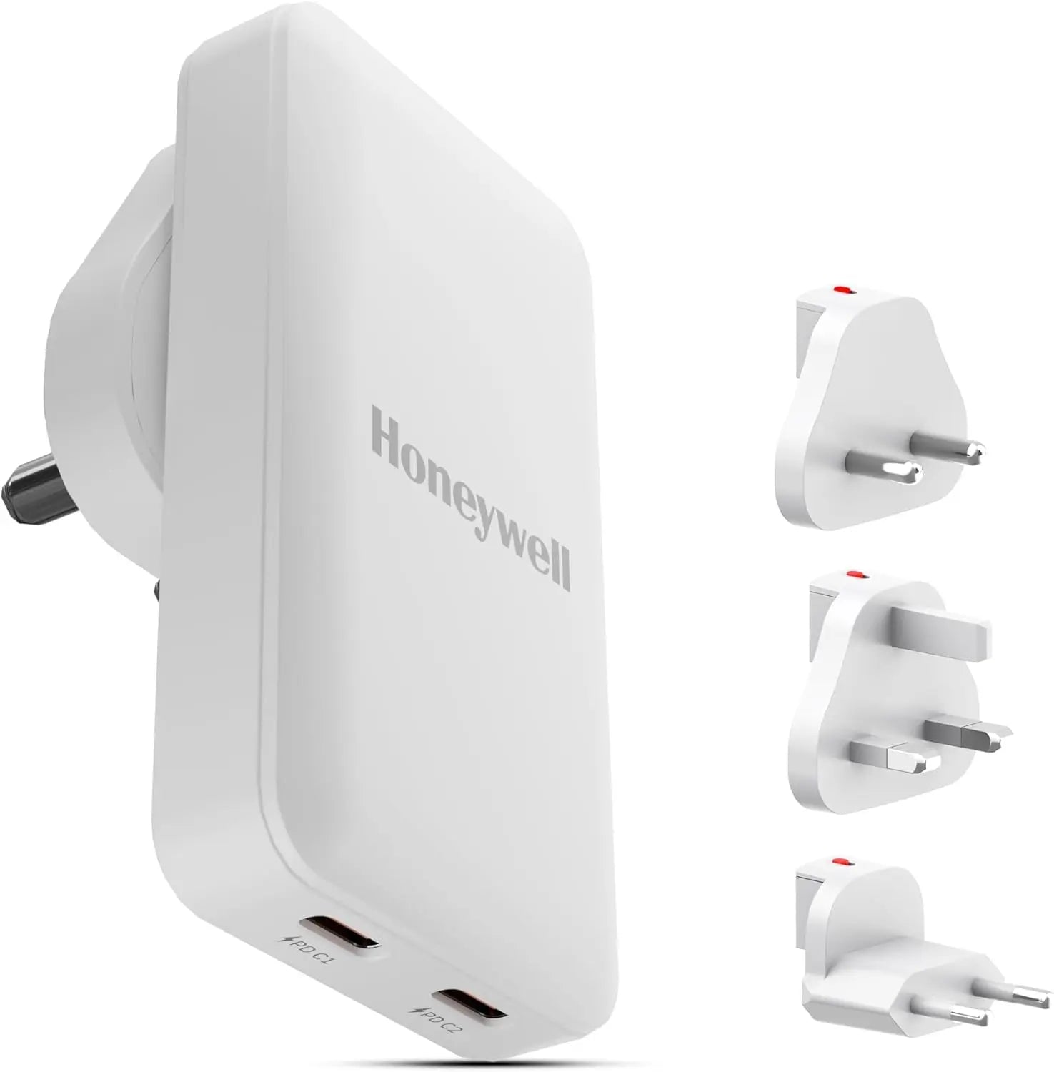Honeywell Zest Ultra-Thin GaN 45W Dual Type-C PD 3.0 Wall Charger with