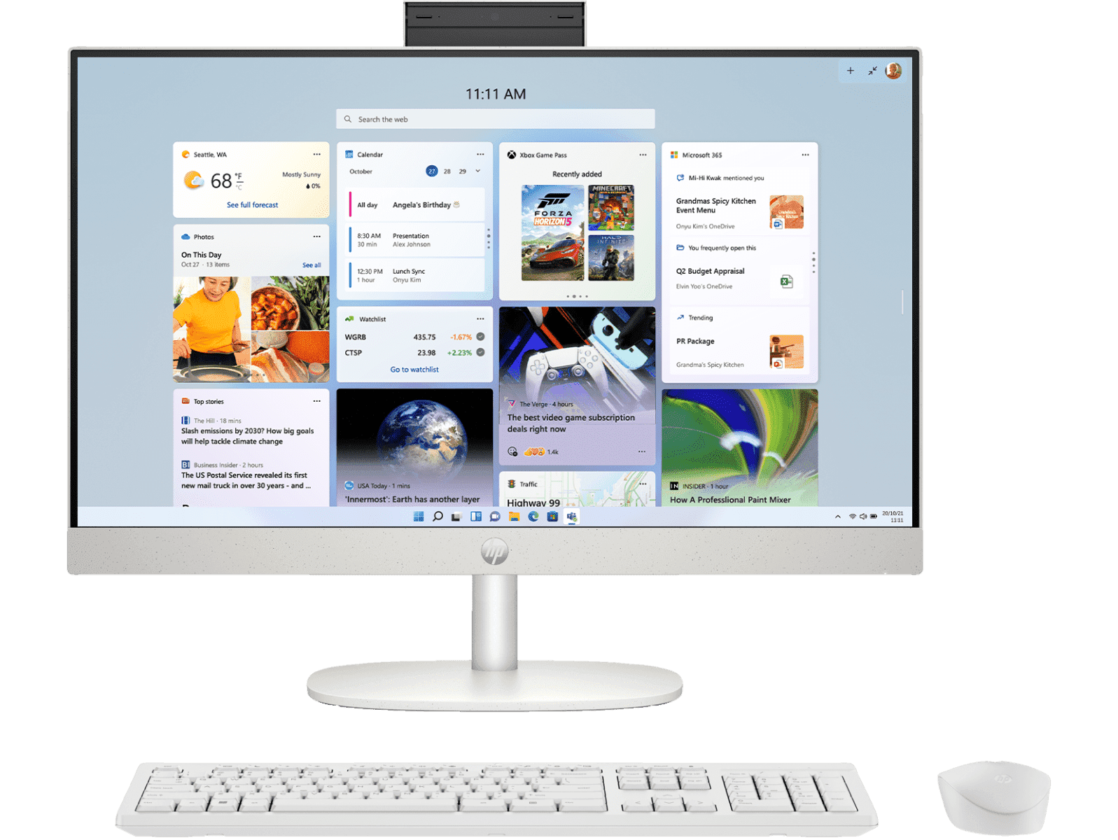 HP AIO 24-CR0477IN (I5-1334U/8/512GB/24/W11 MS24/SHELL WHITE)– Vishal Peripherals