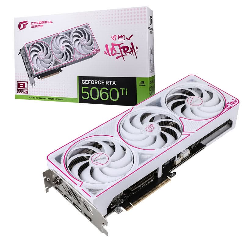 COLORFUL IGAME GEFORCE RTX 5060 TI ULTRA W OC 8GB-V– Vishal Peripherals