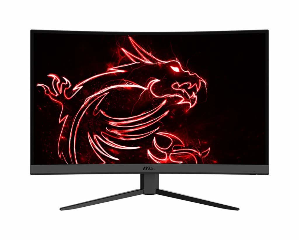 MSI OPTIX 27 INCH G27CQ4 WQHD 165HZ ESPORTS CURVED GAMING MONITOR ...